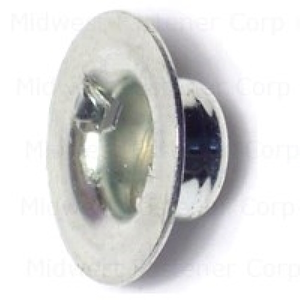 80642 Push Nut, Steel, Zinc, 16/PK