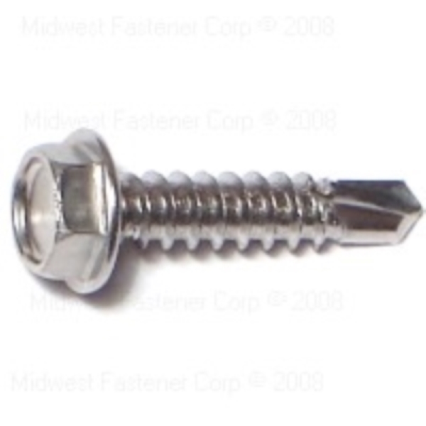 11835 Screw, #8 Thread, Hex Drive, Self-Drilling
