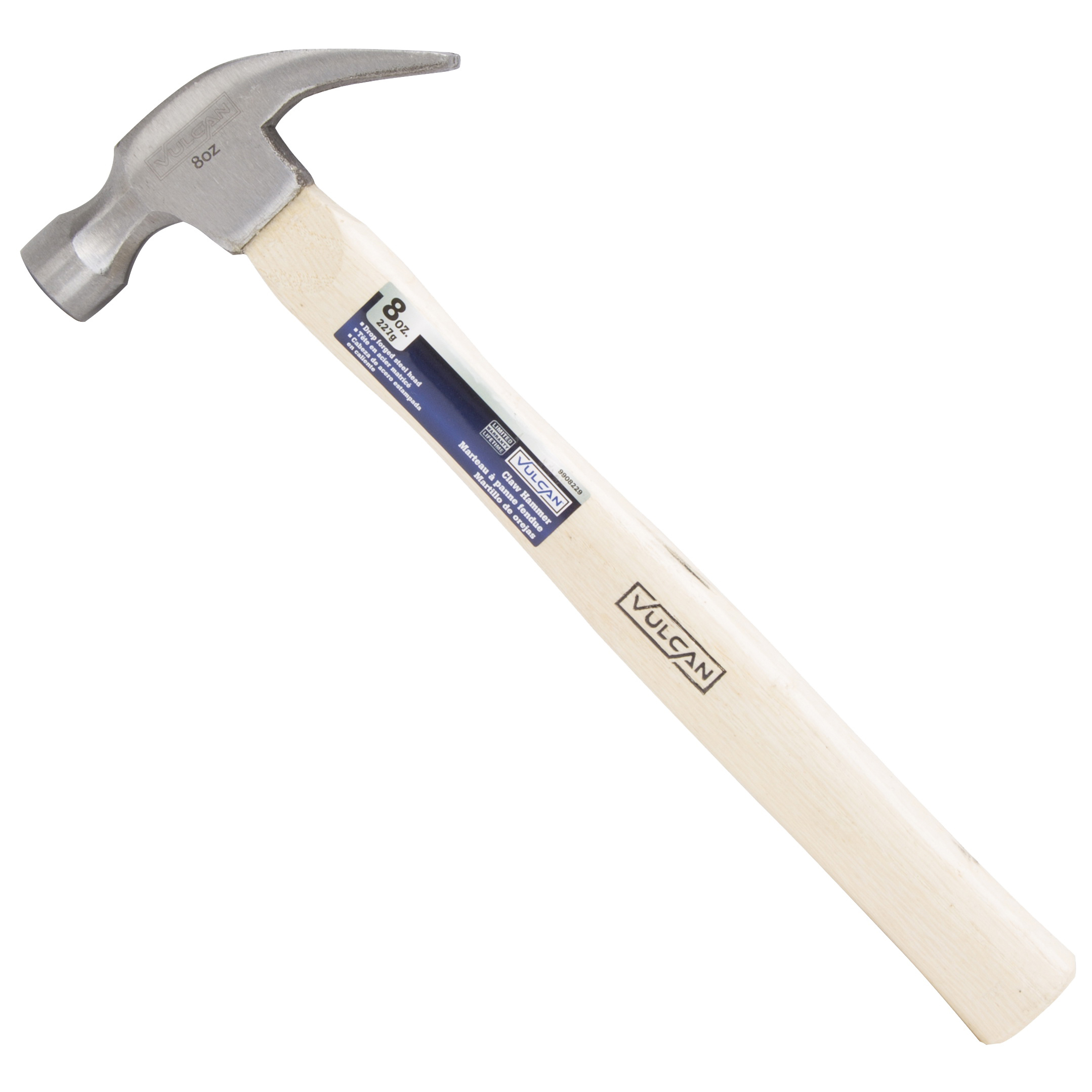 JL20008 Hammer, 8 oz Head, Curved Claw Head,