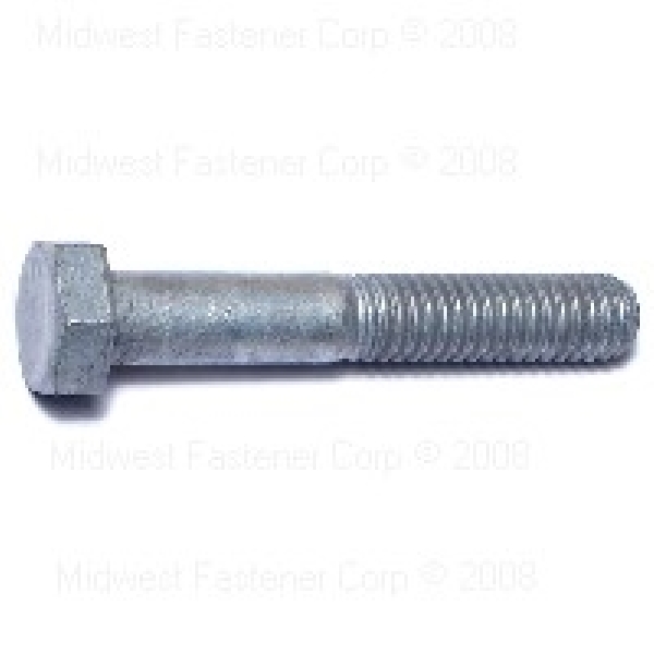 05370 Hex Bolt, 5/16-18 Thread, 2 in OAL, 2 Grade,