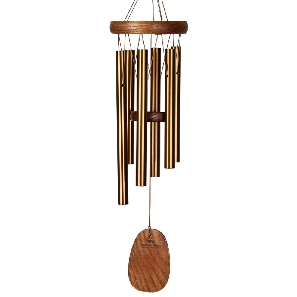 Woodstock Chimes AGSBR Amazing Grace Chime, Aluminum/Wood, Bronze