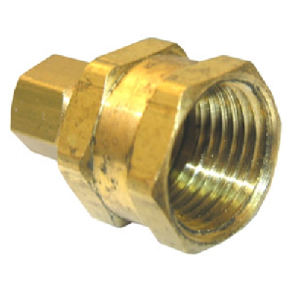 Lasco 17-6616U Pipe Adapter, 1/4 x 1/2 in, Compression x FIP, Brass ...