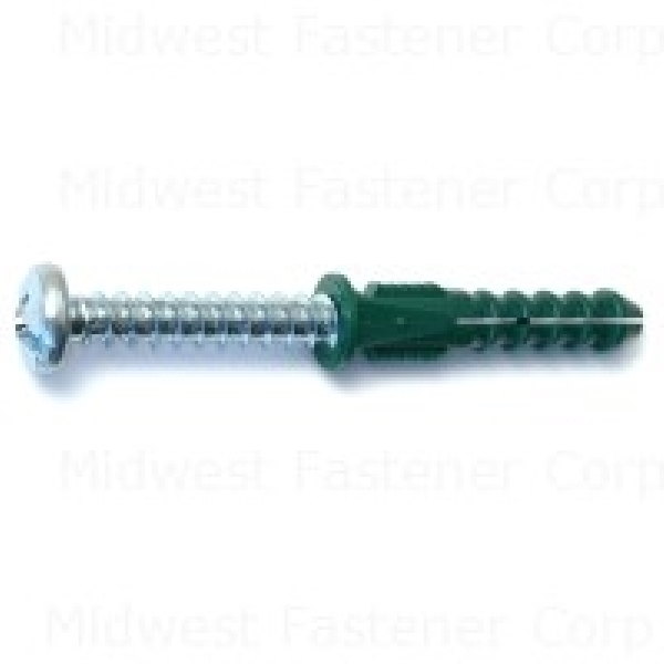 Midwest Fastener 12066 Ribbed Anchor Kit, #12-14-16 Dia,