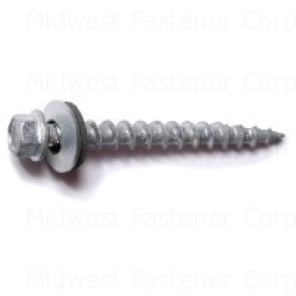 51823 Pole Barn Screw, 10 in Thread, 2 in L,