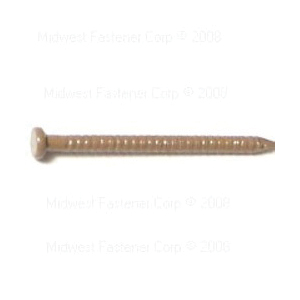 12708 Panel Nail, 1 in L, Steel, Dark Oak, 1 PK