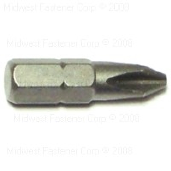 Midwest Fastener 54128 Power Bit, #2 Drive, Phillips Driv...