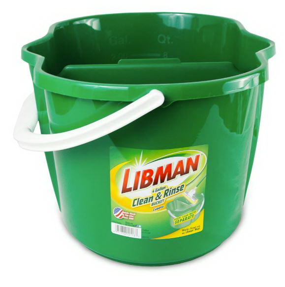 2113 Clean and Rinse Bucket, 4 gal, Green