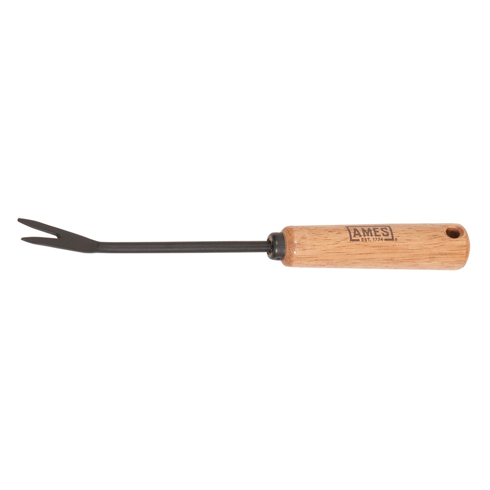 Ames 2447000 Hand Weeder, Steel Blade, Wood Handle | Ames