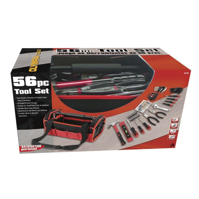Olympia Tools 83-142-DIS Tool Set, 56-Piece