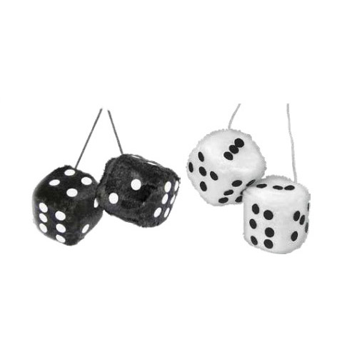 Custom Accessories 95550 2 1 2 Fuzzy Dice