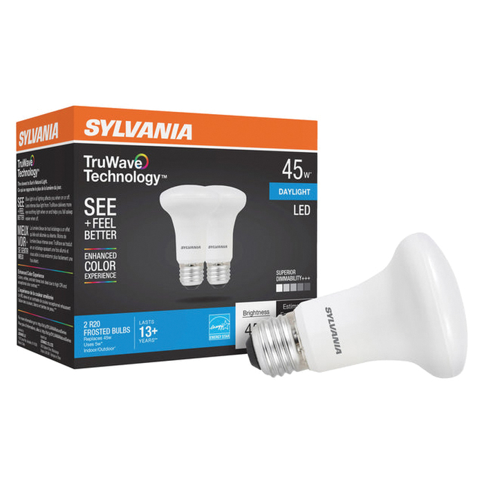 Sylvania 40790 Natural LED Bulb Spotlight R20 Lamp 45 Sylvania 40790 Natural LED Bulb Spotlight R20 Lamp 45