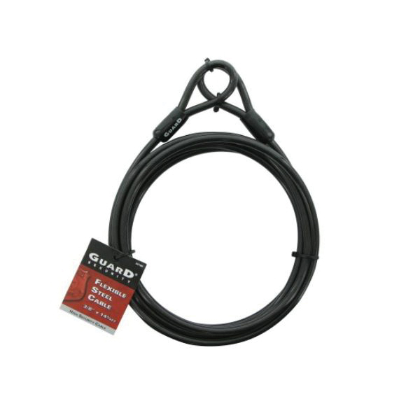 Guard Security 136820 Flexible Cable, 14-3/4 ft L Cable, Steel Cable