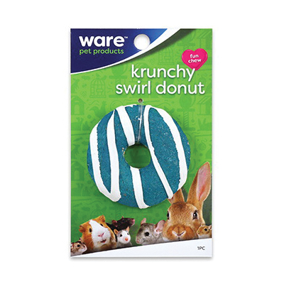 Ware 13078 Krunchy Swirl Donut Chew, Assorted