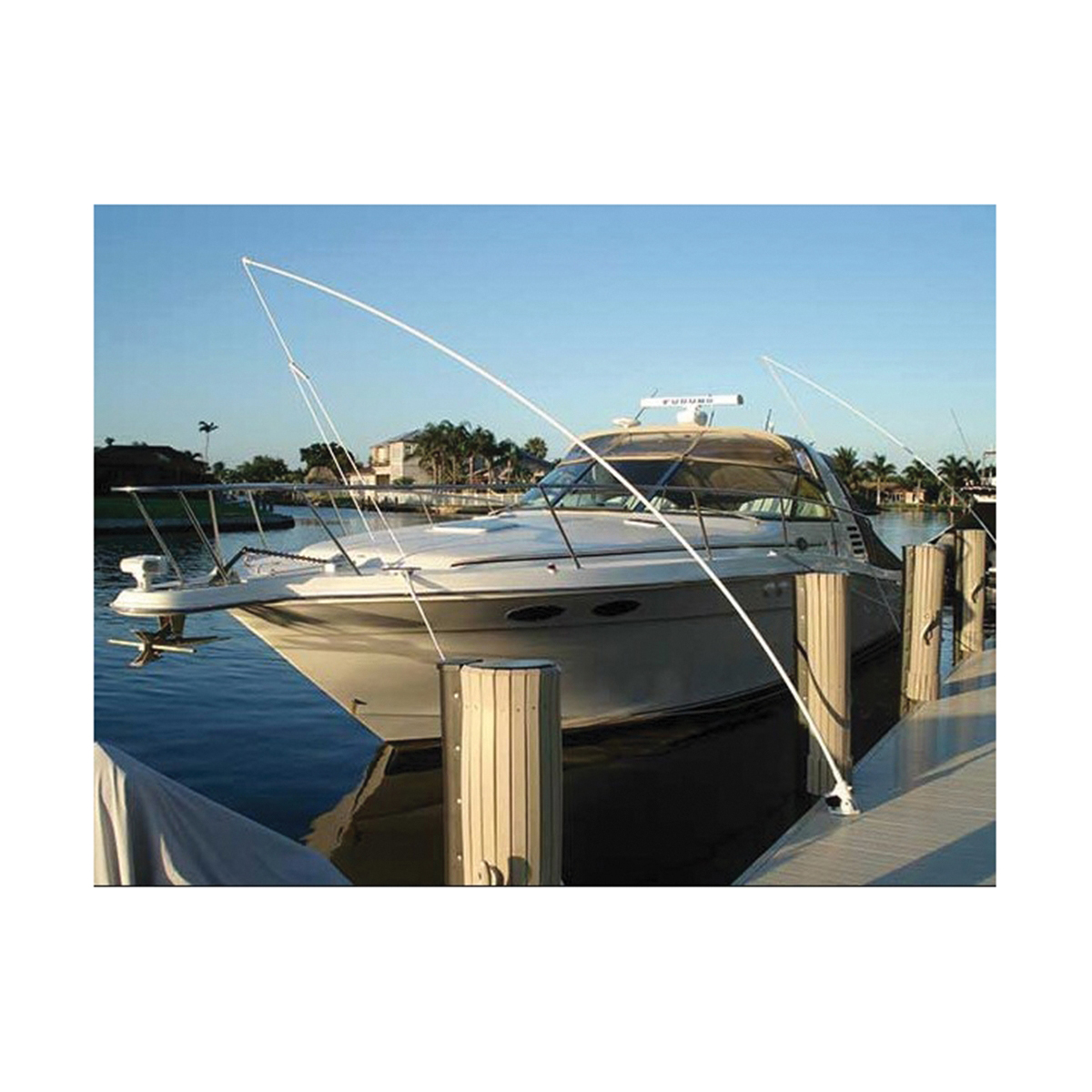 MW12SDTAP Mooring Whip System Kit, 12 ft L,