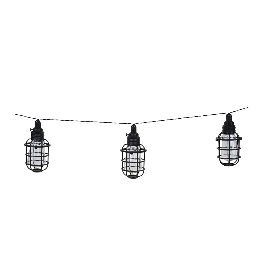 27099 Solar String Lantern Light, Nickel-Metal