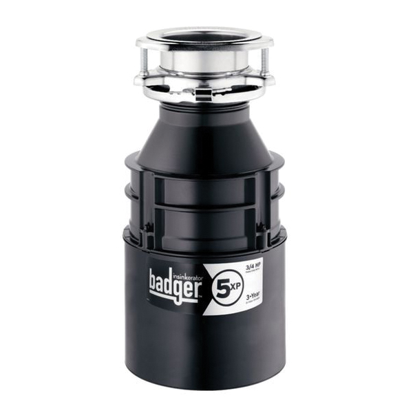 InSinkErator Badger Series BADGER 5XP Garbage Disposal, 2...