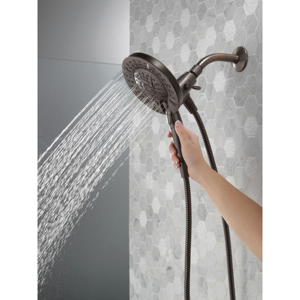Delta In2ition Series 75585RB 2-in-1 Shower, Round, 1/2 i...