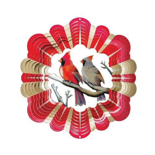 Spinfinity Designs 189 Wind Spinner, Cardinals, 12 in Dia...