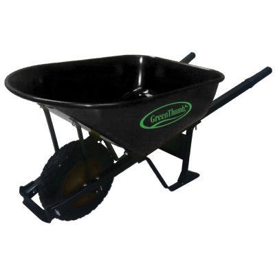10000-04075 Professional Wheelbarrow, 6 cu-ft
