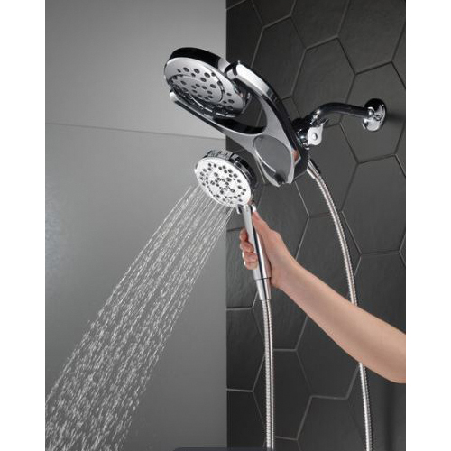 Delta HydroRain Series 75699 Showerhead, Round, 1/2 in Co...