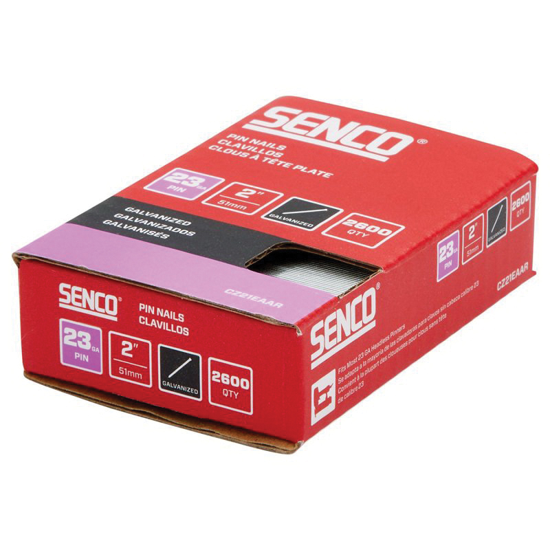 CZ21EAAR Micro Strip Pin Nail, 2 in L, 23 ga,