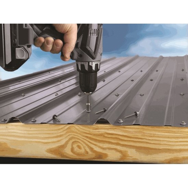21424 Roofing Screw, 1-1/2 in L, Coarse Thread,