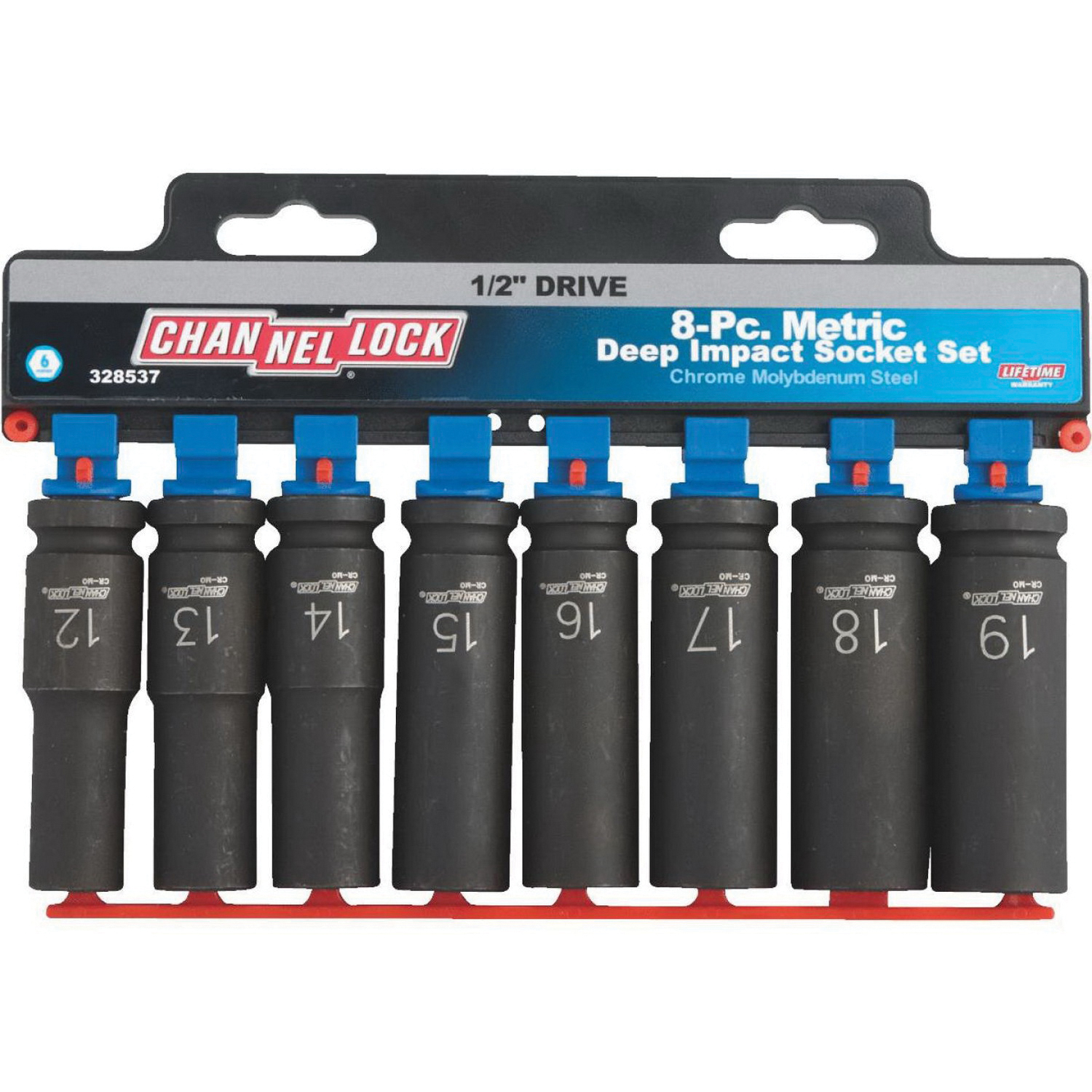 Channellock 328537 Series Socket Set, Includes: 12, 13, 14, 15, 16, 17 ...