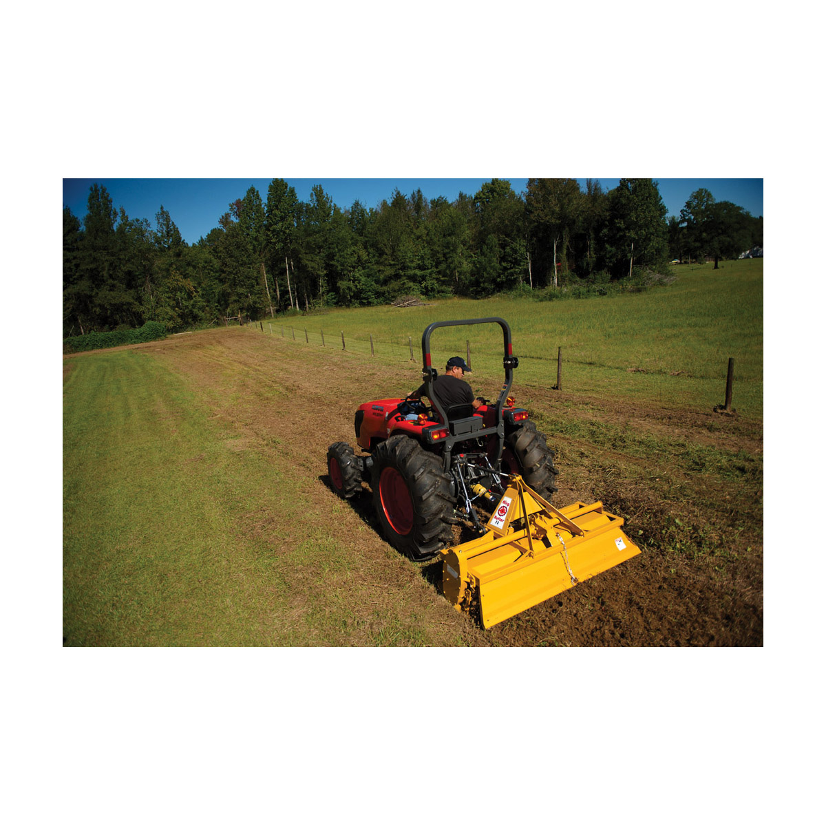 King Kutter TG-72-YK Rotary Tiller, 72 in W Working, 8 in...
