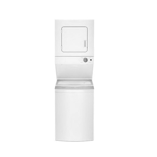 Whirlpool WET4024HW Stacked Laundry Center, 1.6 cu-ft Was...