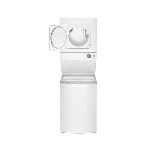 Whirlpool WET4024HW Stacked Laundry Center, 1.6 cu-ft Was...