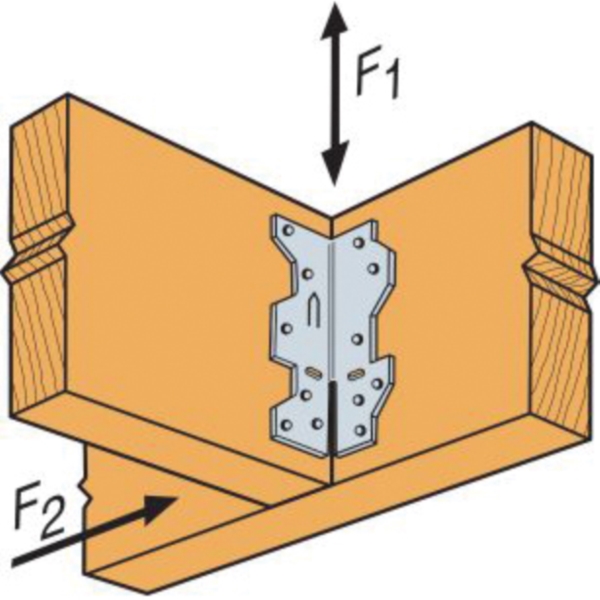 Simpson Strong-Tie A35 Framing Angle, 1-7/16 in W, 4-1/2 ...