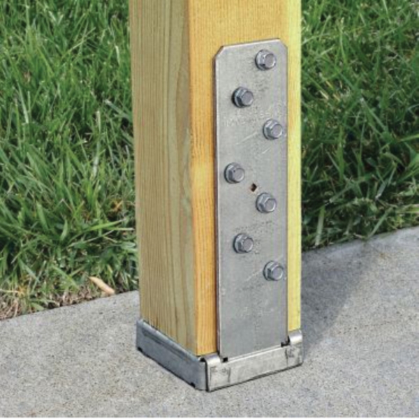 Simpson Strong-Tie CBSQ44-SDS2HDG Column Base, 4 x 4 in P...