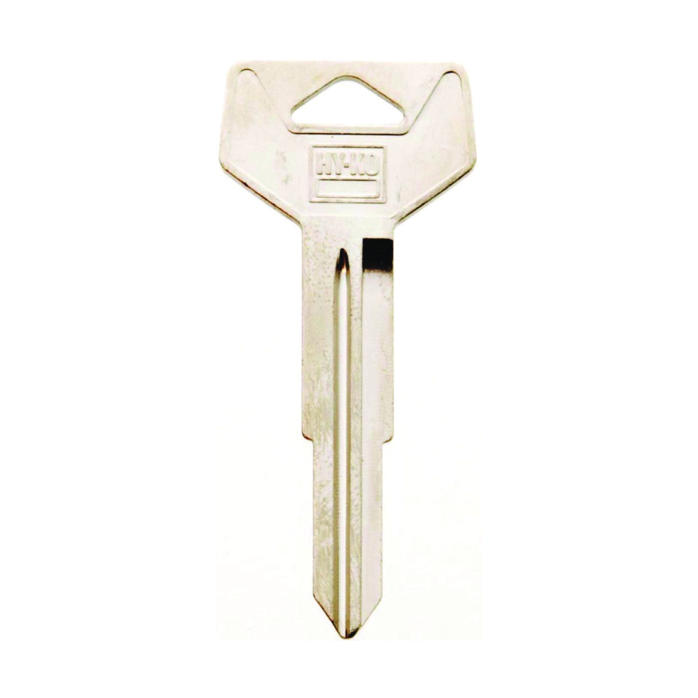 11010TR39 Automotive Key Blank, Brass, Nickel,