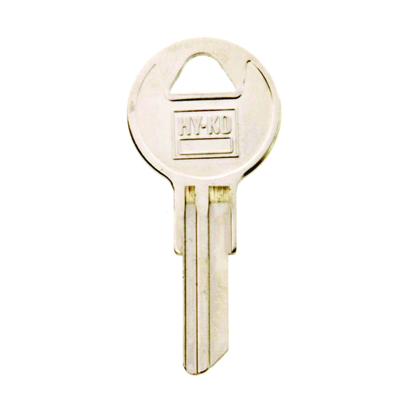 11010SL1 Key Blank, Brass, Nickel, For: Slaymaker