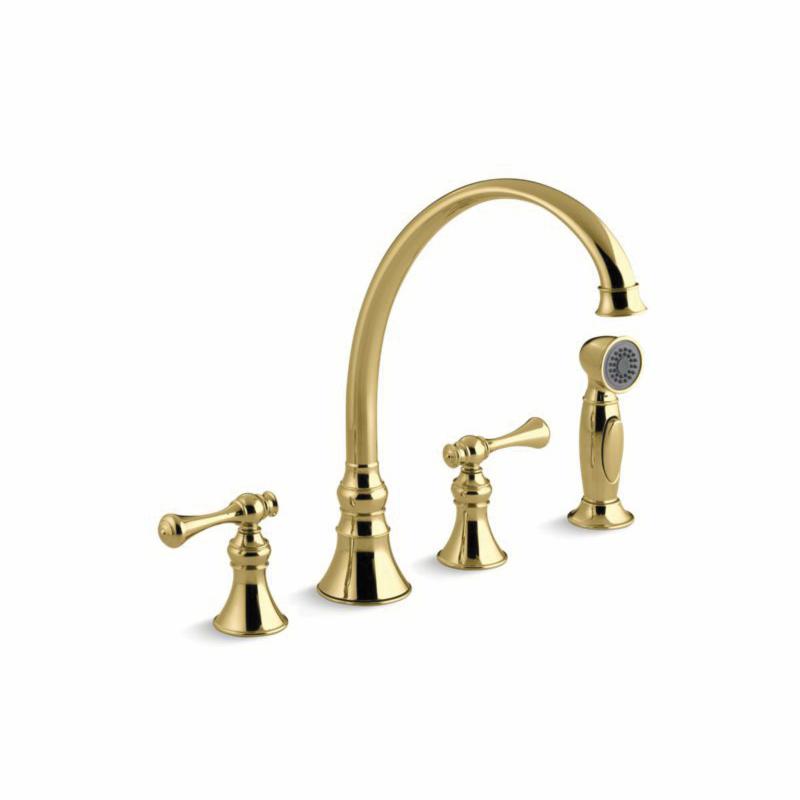 FaucetDepot - Kohler® 16109-4A-PB Revival® Traditional Kitchen Sink ...