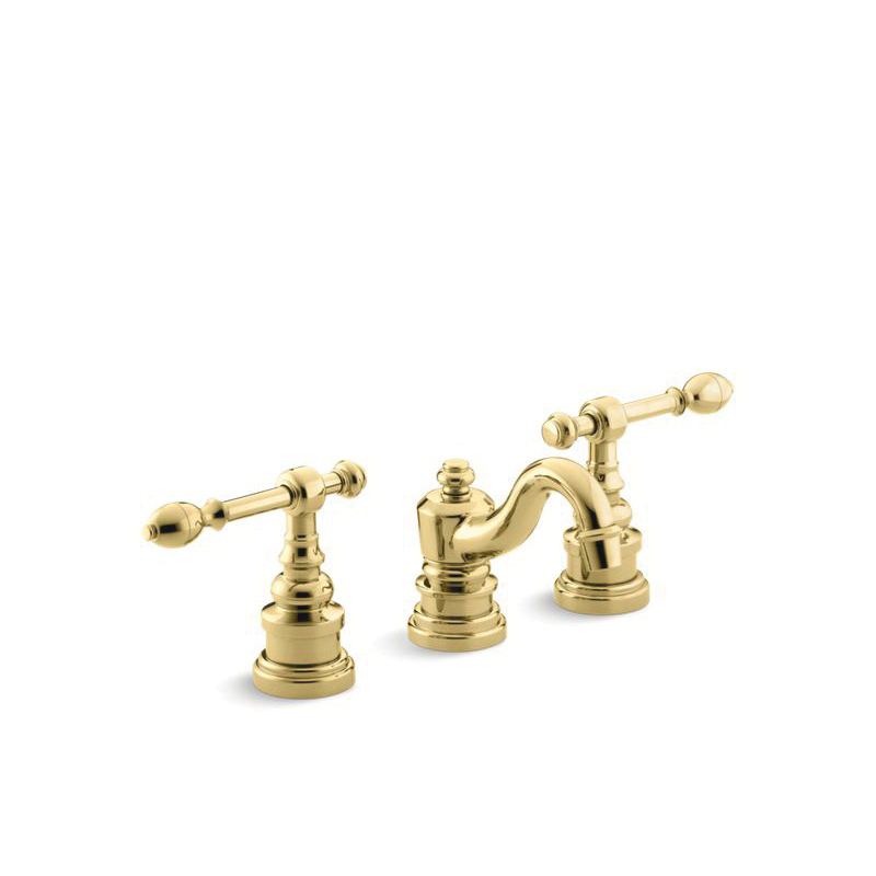 FaucetDepot - Kohler® 6811-4-PB Widespread Bathroom Sink Faucet, IV ...