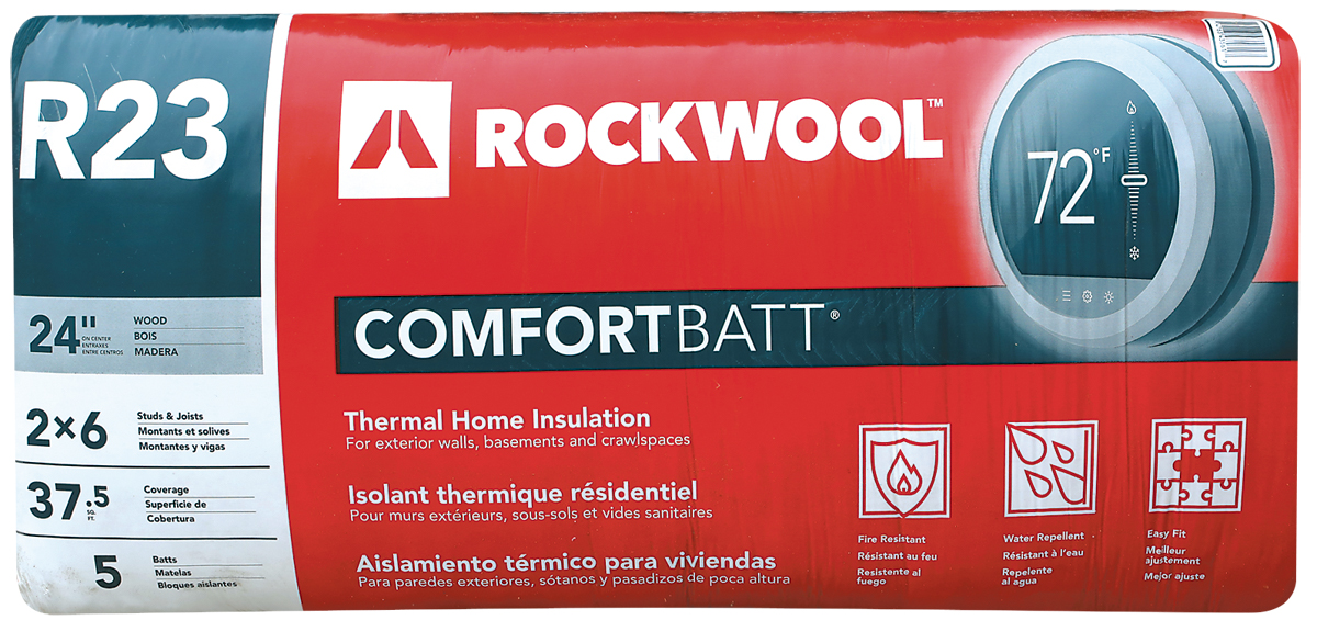 Unfaced Insulation, Rockwool, R23 23 in Comfortbatt | Roc...