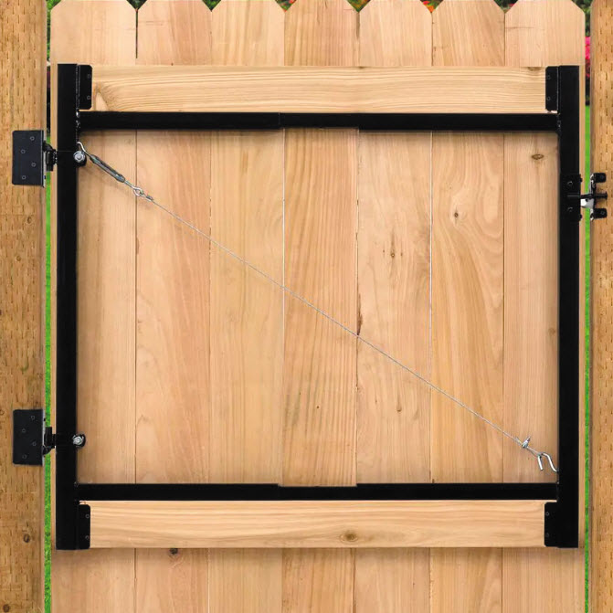 Adjustable Gate Frame Kit, Adjust-A-Gate, 36 - 72 in W, P...