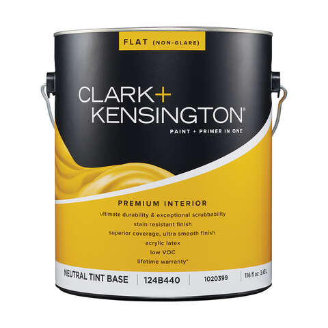 Interior Paint, Clark+Kensington, Flat, Neutral, 1 gal