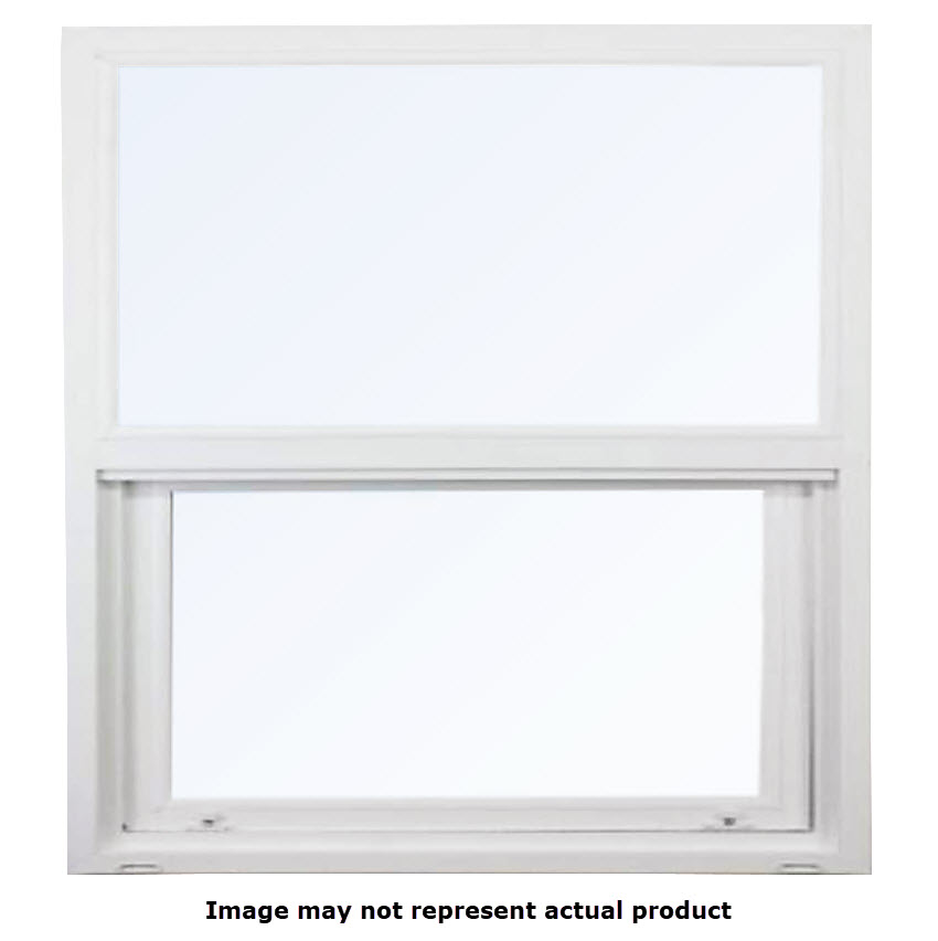 PlyGem Window, Low-E Glass, Single-Pane, Vinyl Frame 36 i...
