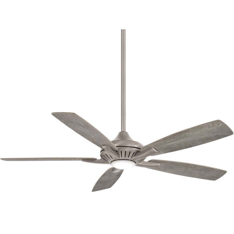 Minka-Aire Dyno Ceiling Fan, with LED, 52 in Dia, Brushed...