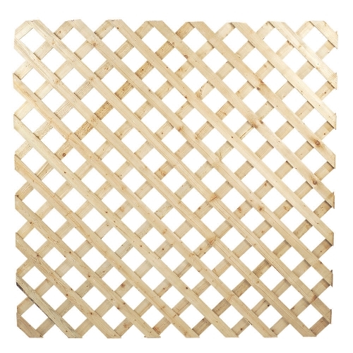 Lattice, 5/8 in x 4 ft x 8 ft - Southern Pine,