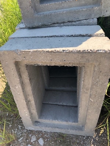 Type C Riser, 6 in Thick, Concrete