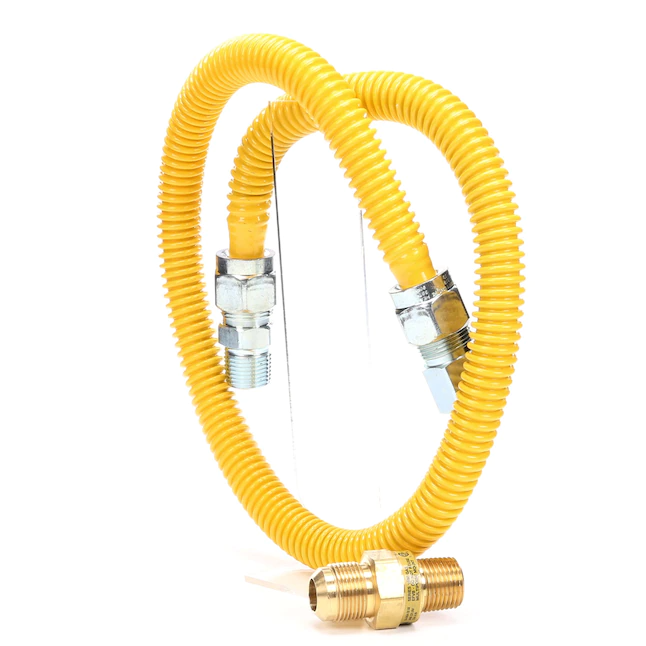 CSSC12E-36P Gas Connector, 3/4 in, MIP x FIP,