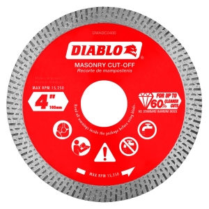DMADC0400 Saw Blade, 4 in Dia, Continuous Rim