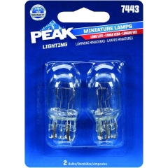 7443LL-BPP Miniature Automotive Bulb, 13.5 V,