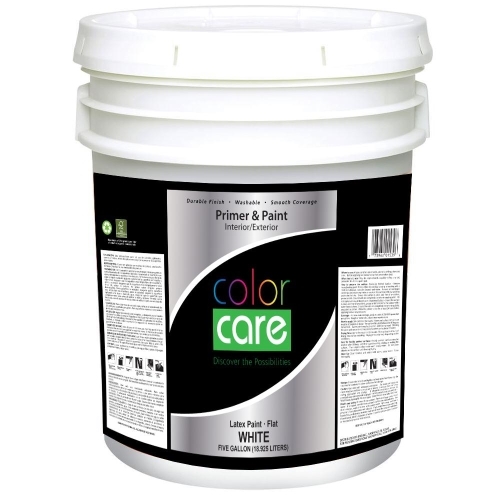 PPG Color Care White flat latex paint & primer