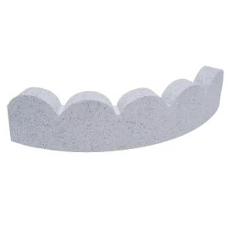 24 Inch Scalloped Edging Scalloped Edging 600mm X 150mm X 50mm Grey