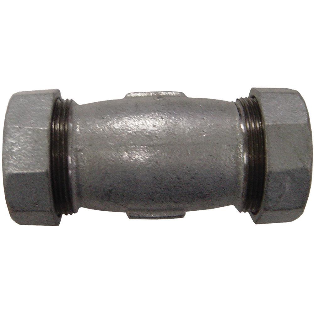 1 inch Galvanized Malleable Iron Long Coupling, Compression x ...