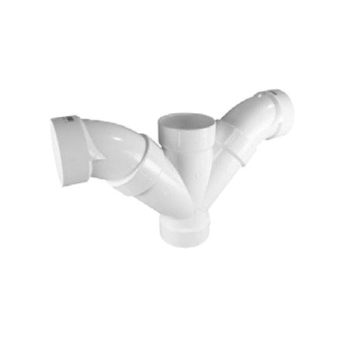 3 inch PVC DWV Double Combination Wye, All Hub | Buy DWV Combinations ...